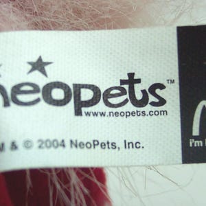 Vintage 2004 Neopets RED UNI Neopet 5" Plush Stuffed Animal Toy ...