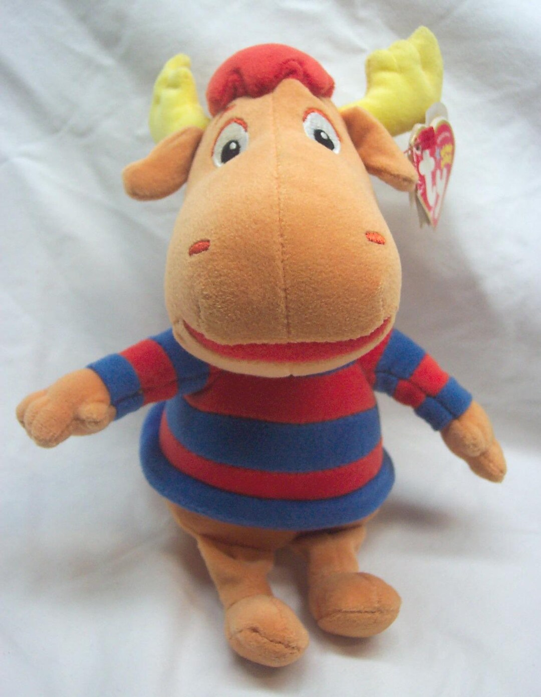 Vintage 2004 TY Nick Jr. Backyardigans TYRONE MOOSE 8" Plush Stuffed ...