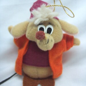 Vintage 1987 Walt Disney Cinderella JAQ the Mouse 3 Plush Stuffed ...