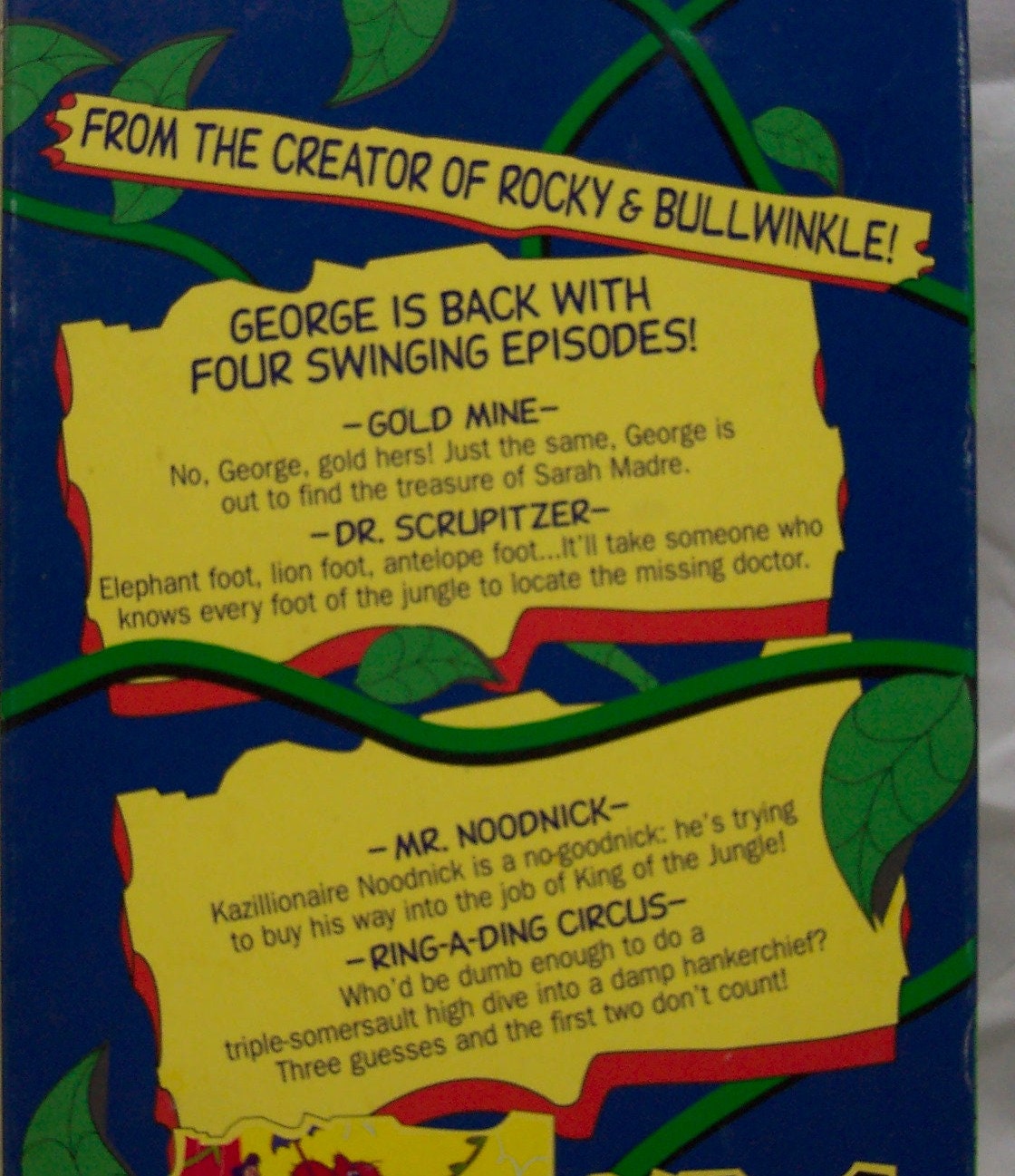 Vintage 1997 George of the Jungle JUNGLE FEVER Cartoon VHS - Etsy