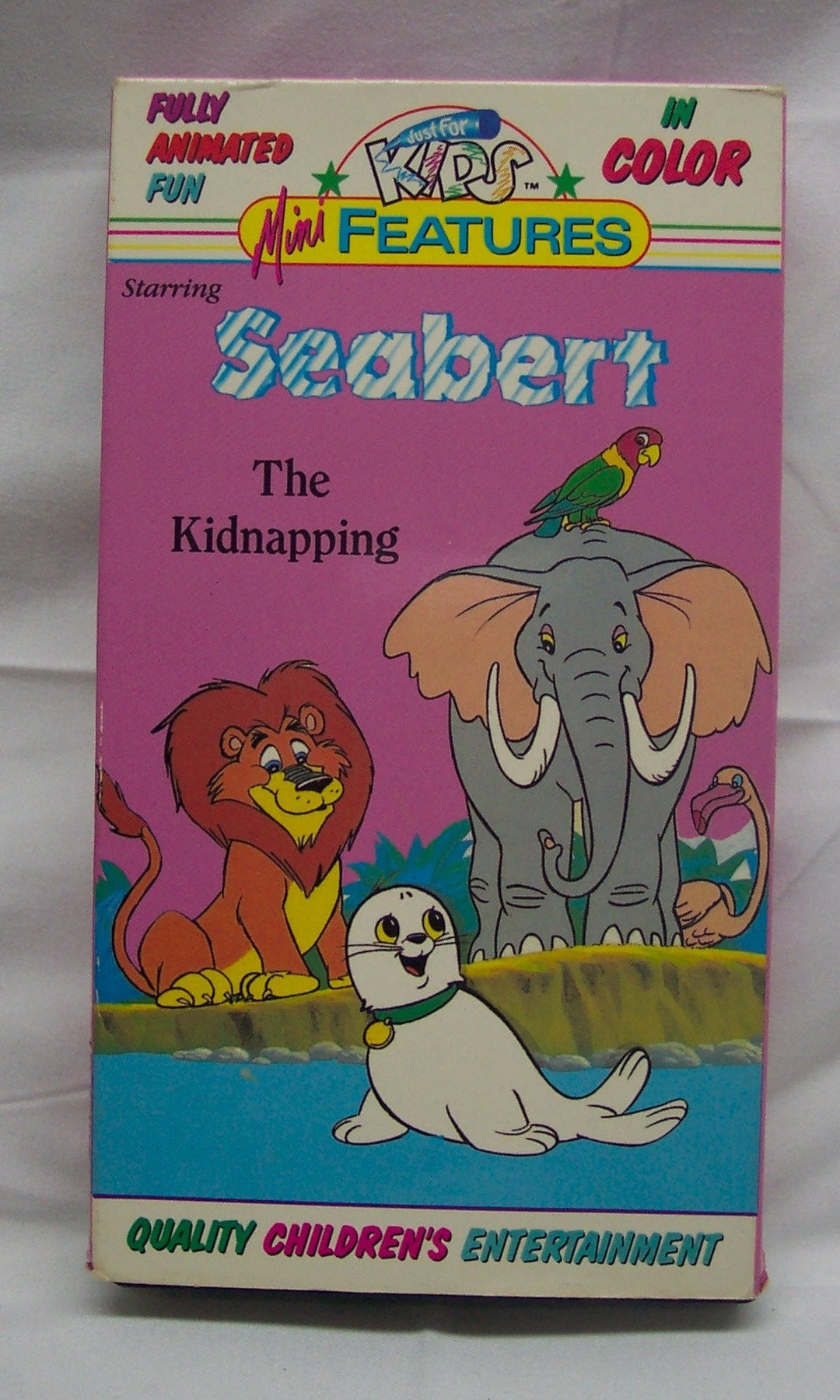 Vintage SEABERT the Kidnapping Vhs Video Seal 1980's Cartoon 1990 - Etsy