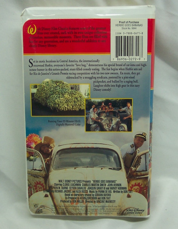 Herbie Goes Bananas Dvd