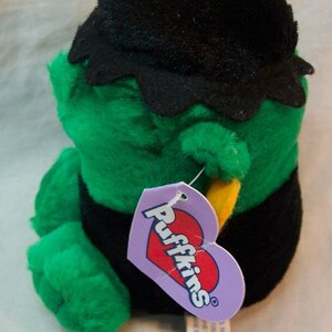 Vintage 1994 Puffkins STITCH FRANKENSTEIN Monster 4" Plush Stuffed ...