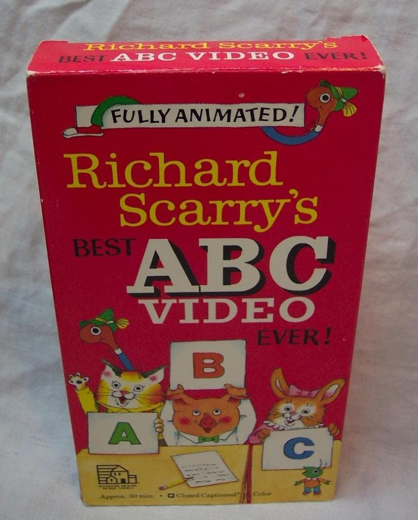 Richard Scarry Abc Vhs