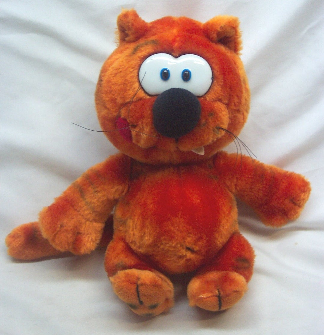 Vintage 1982 Applause HEATHCLIFF the Orange Cat 8" Plush Stuffed Animal ...