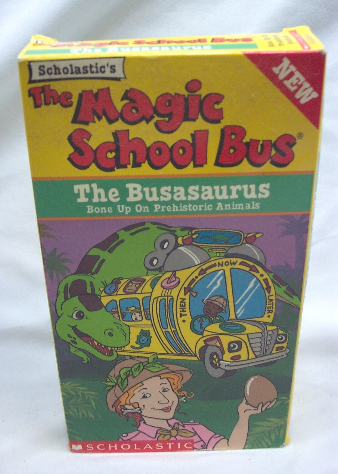 Vintage Scholastic's the Magic School Bus THE BUSASAURUS Dinosaur Vhs ...