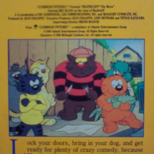 Vintage 1986 HEATHCLIFF THE MOVIE Animated Vhs Video 1980's Cartoon - Etsy