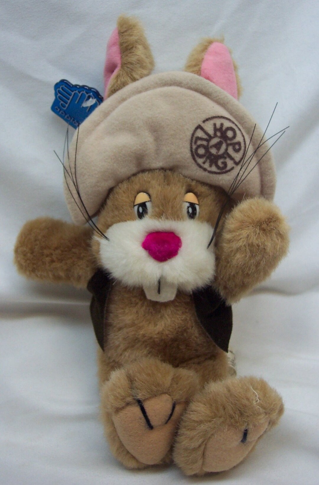 Vintage Applause HOP A LONG Bunny Rabbit 8" Plush Stuffed Animal Toy ...