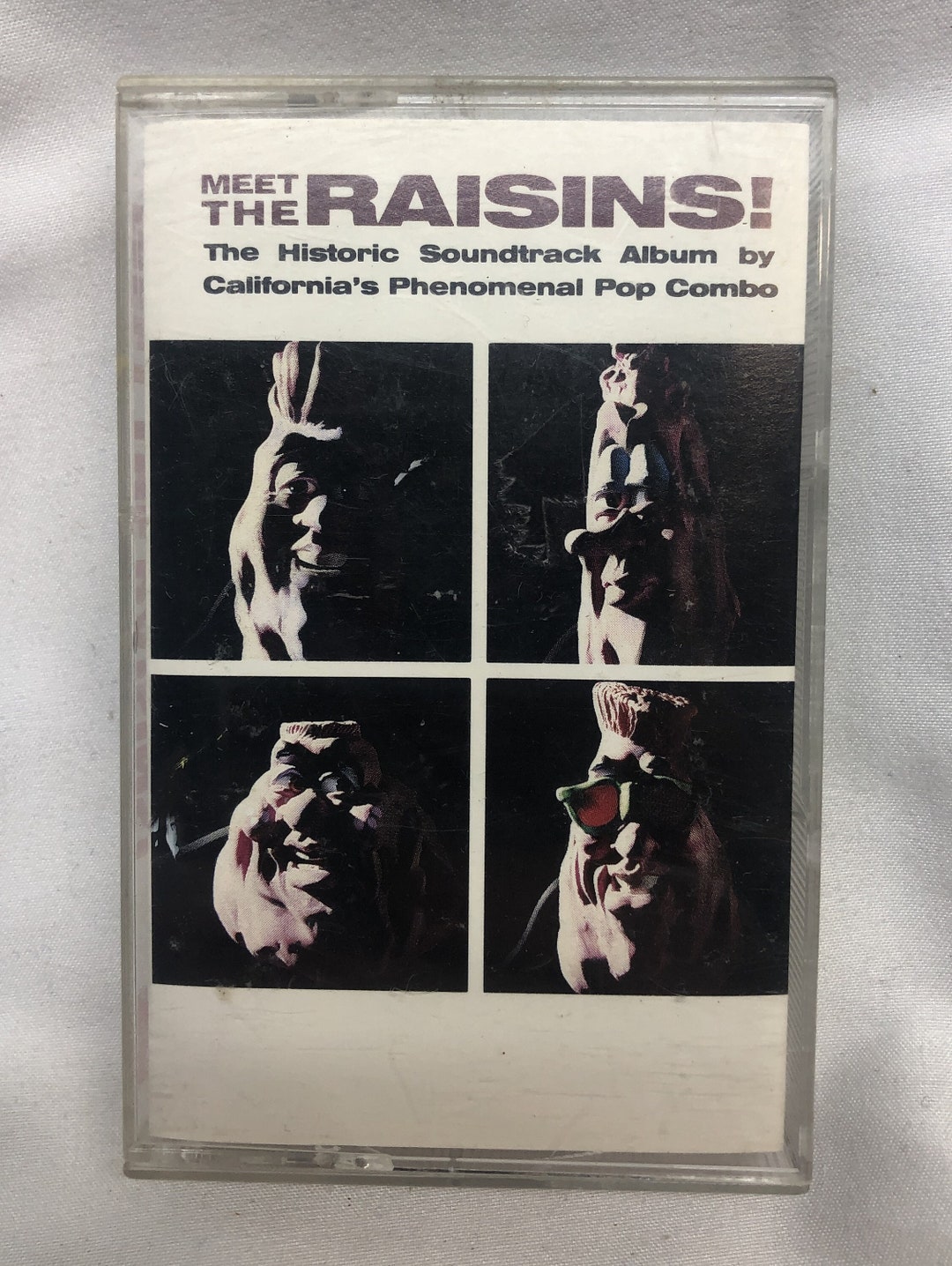 Vintage 1988 CALIFORNIA RAISINS Meet the Raisins Cassette Tape 1980's ...