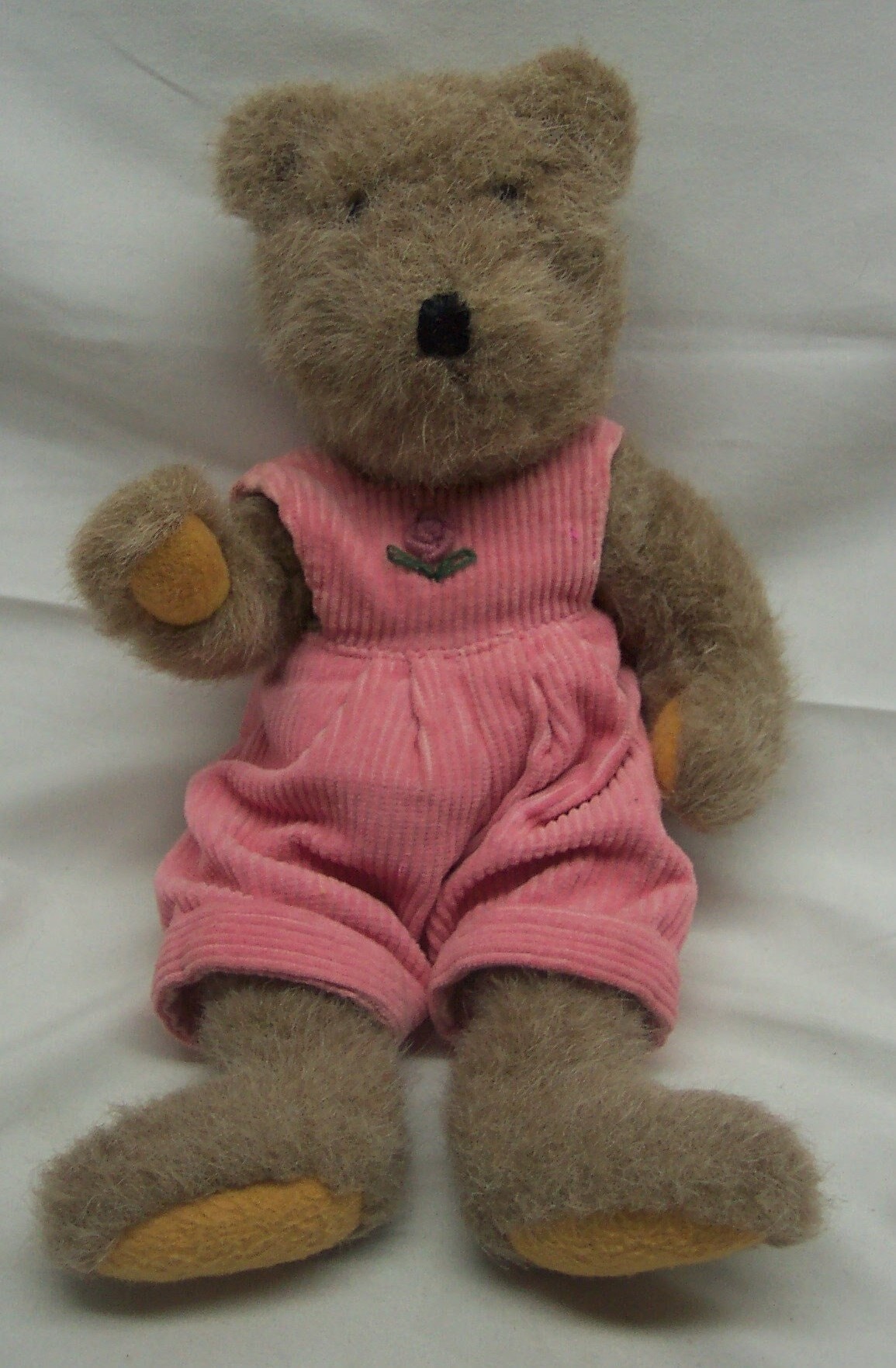 Rare Vintage 1985 Boyds Bears Tan TEDDY BEAR in Pink Overalls - Etsy