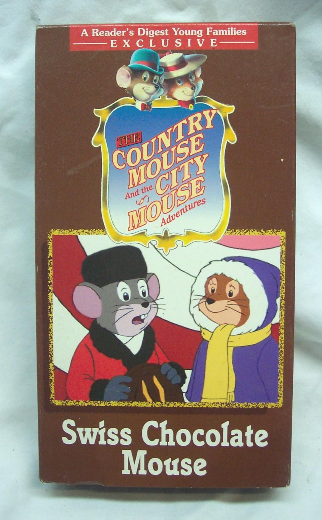 Vintage the Country Mouse and the City Mouse Adventures SWISS CHOCOLATE ...