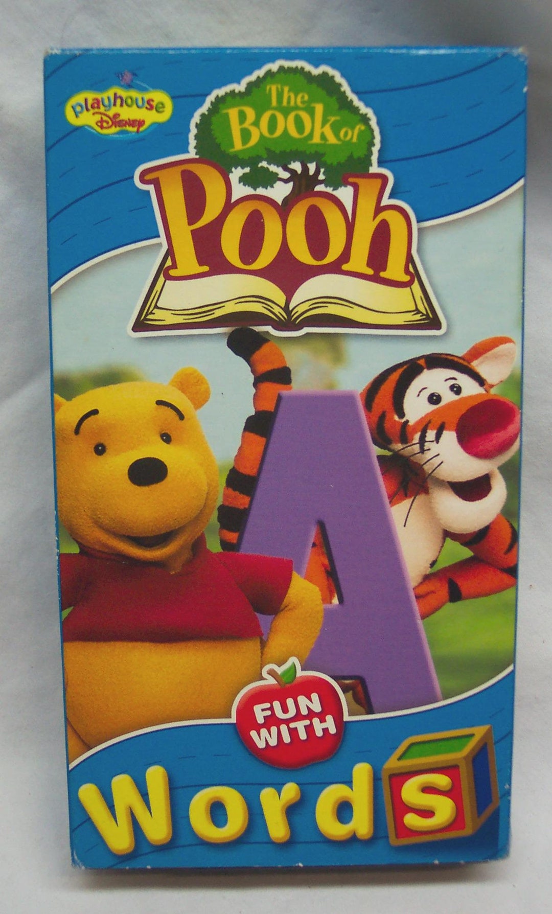 Vintage Walt Disney Playhouse the Book of Pooh FUN WITH WORDS Vhs Video ...