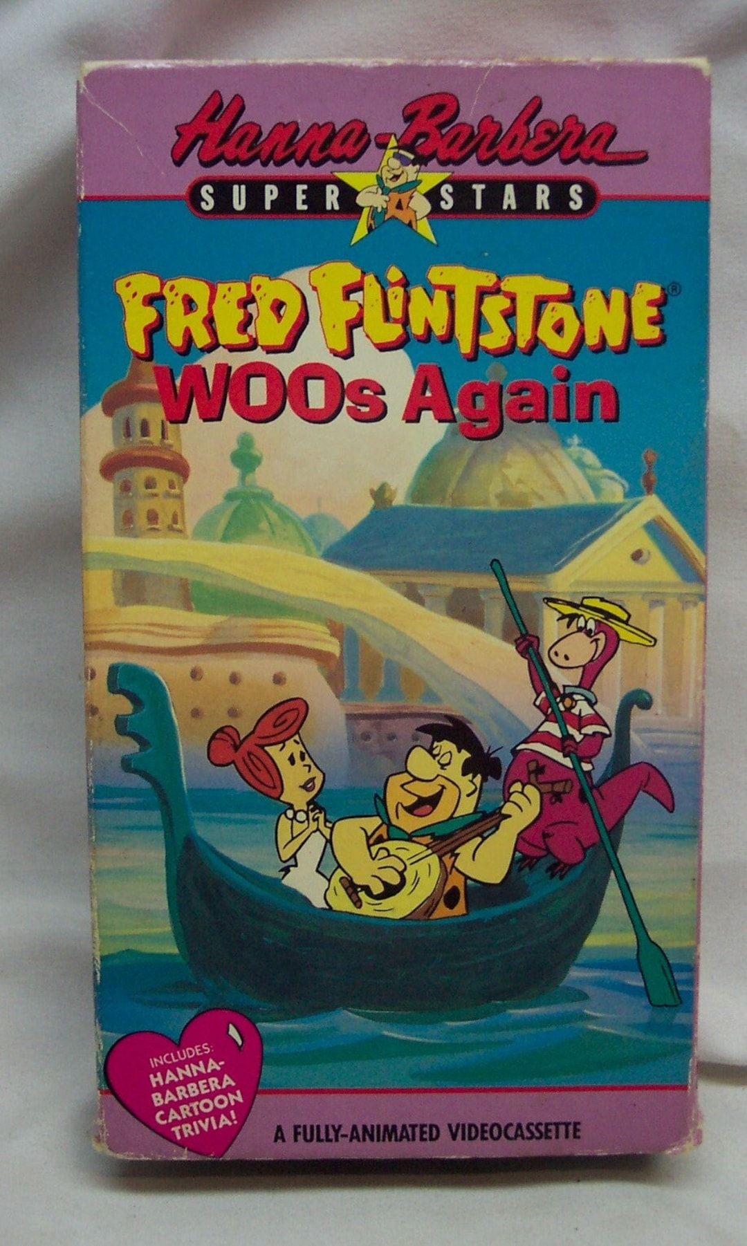 Vintage Hanna-barbera the Flintstones FRED FLINTSTONE Woos Again VHS ...