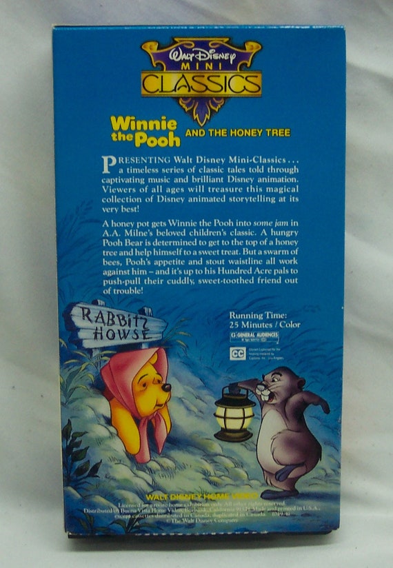Disney Mini Classics Vhs