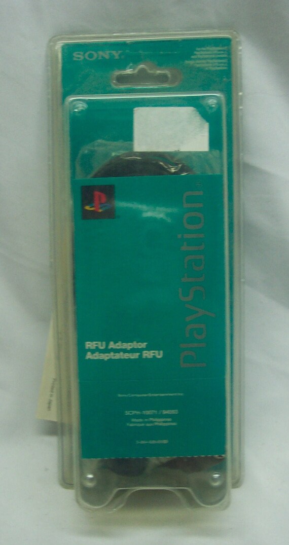 Vintage PLAYSTATION PS1 / PS2 Video Game System RFU Adaptor | Etsy