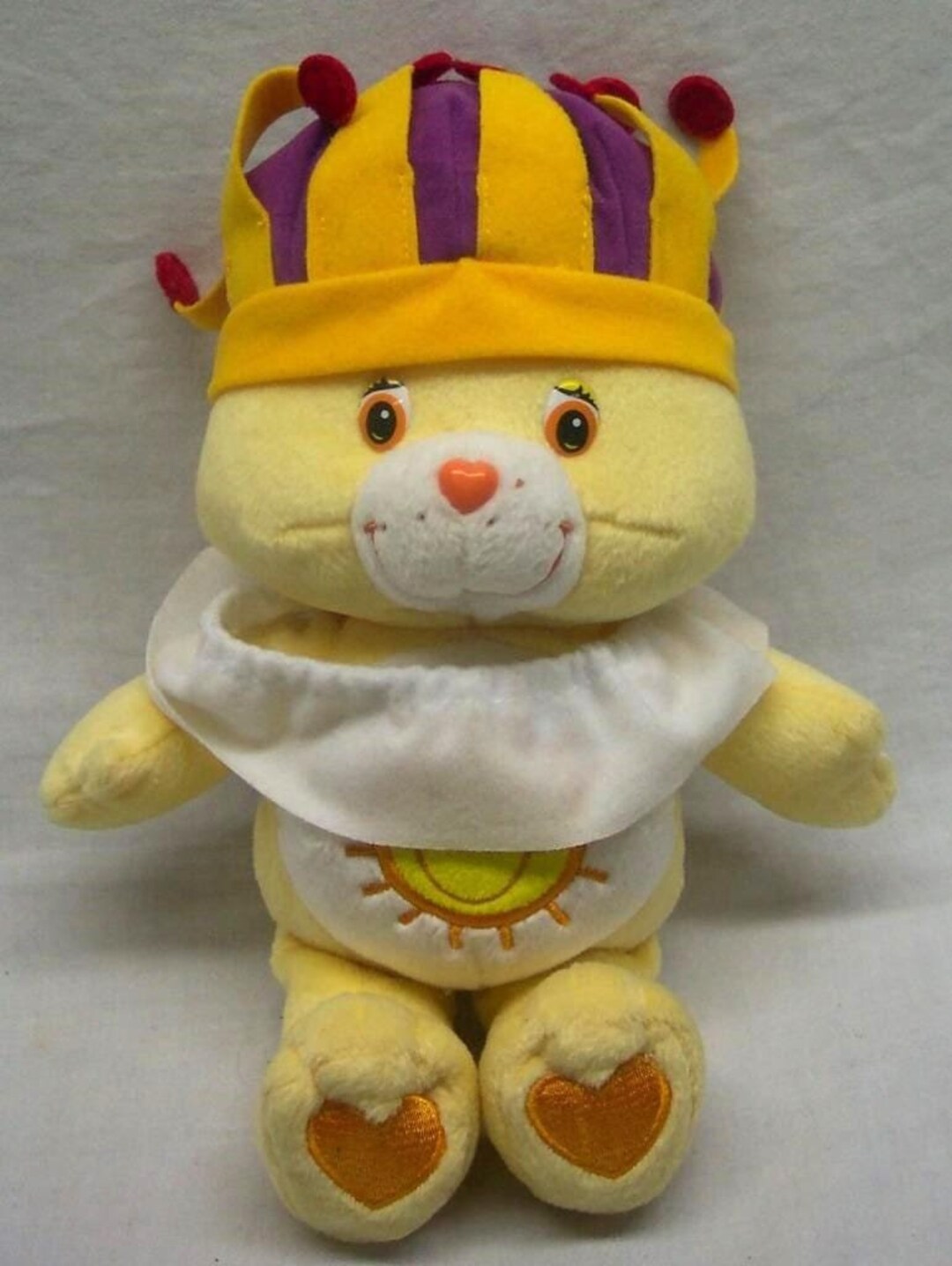 Vintage 2004 the Care Bears Care Bears Yellow KING FUNSHINE BEAR 13 ...