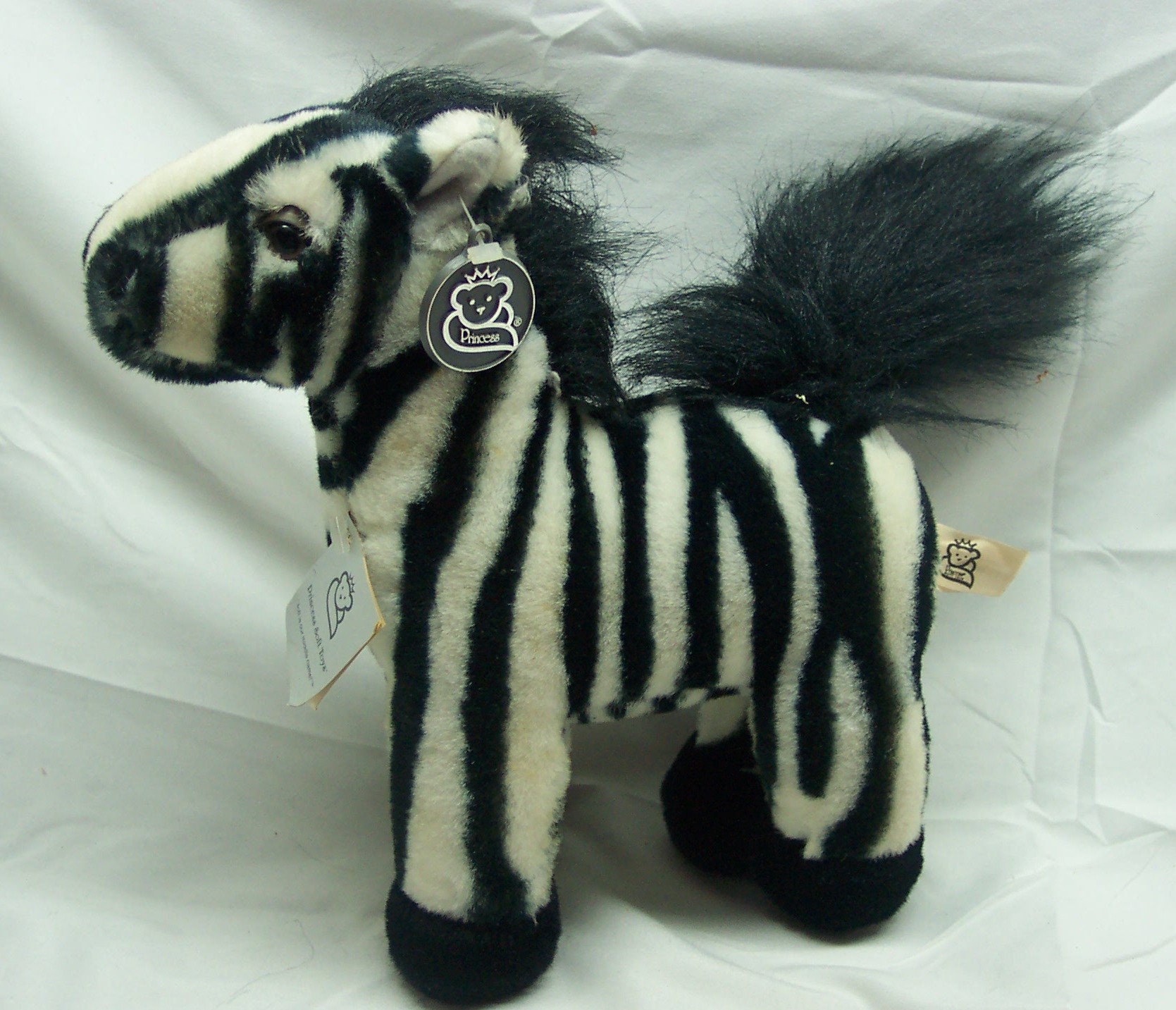 Vintage Princess Soft Toys ZAIRE THE ZEBRA 10 Plush - Etsy