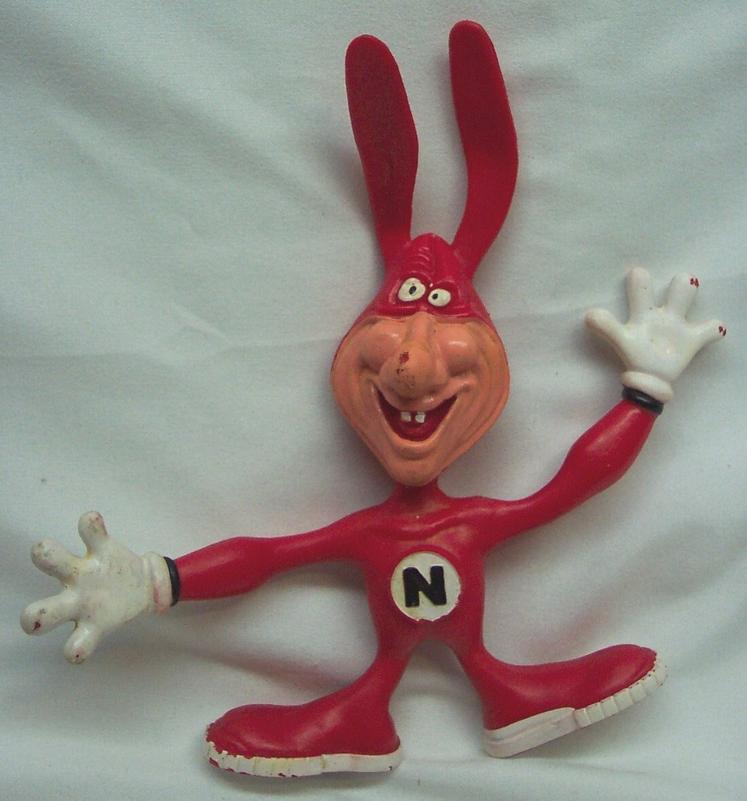 Vintage 1986 Dominos Pizza NOID Character 6" Bendable Plastic Rubber ...