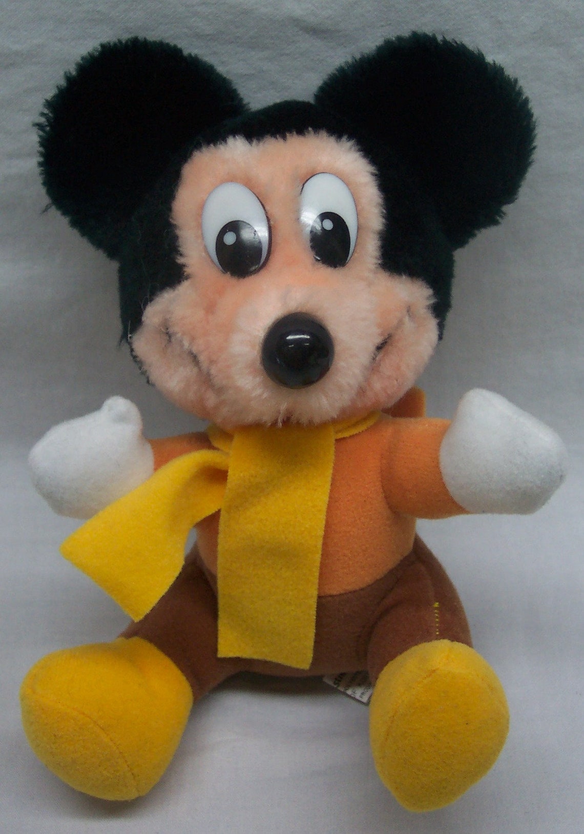 Antique Walt Disney Mickeys Christmas Carol MICKEY MOUSE 7" Plush ...