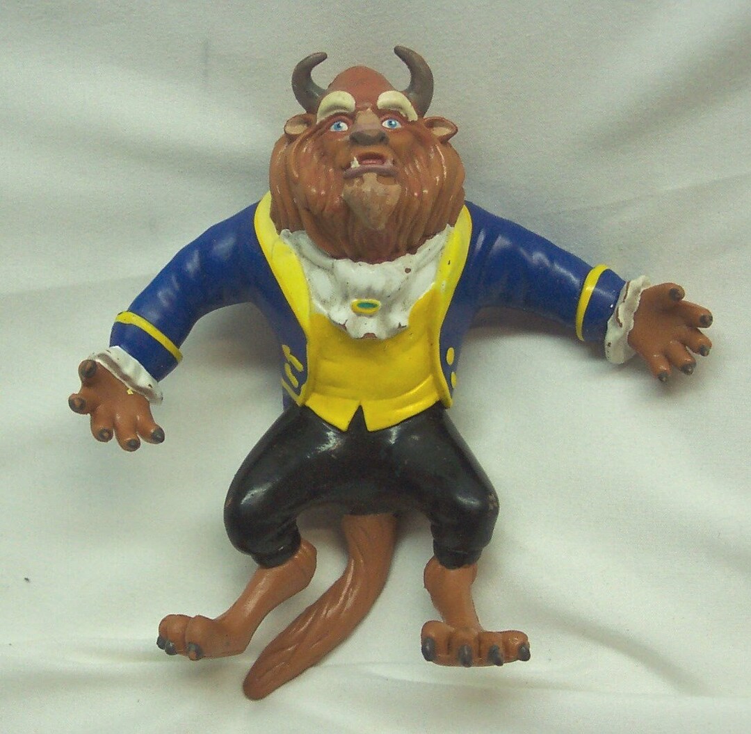 Vintage 1990's Bend Ems Walt Disney Beauty & the Beast BEAST Plastic ...