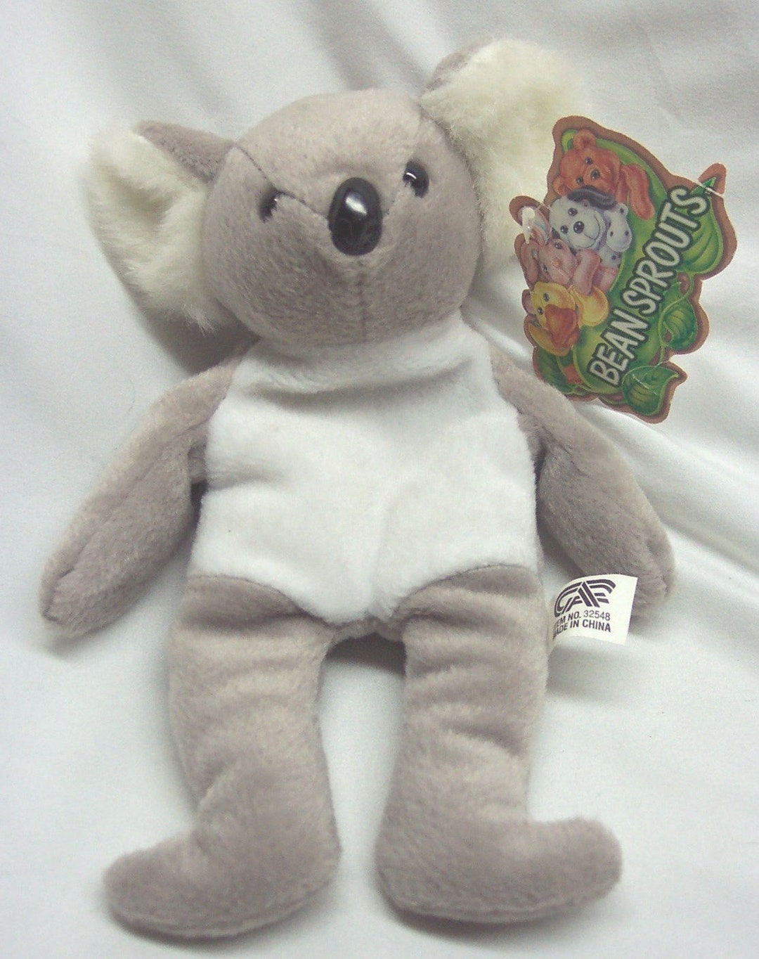 Vintage 1990's Bean Sprouts DUNDEE KOALA BEAR 8 Bean Bag Stuffed Animal ...