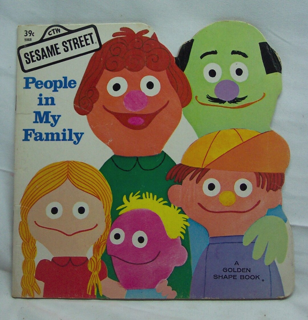 Vintage 1976 Jim Henson Muppets SESAME STREET People in My Family ...
