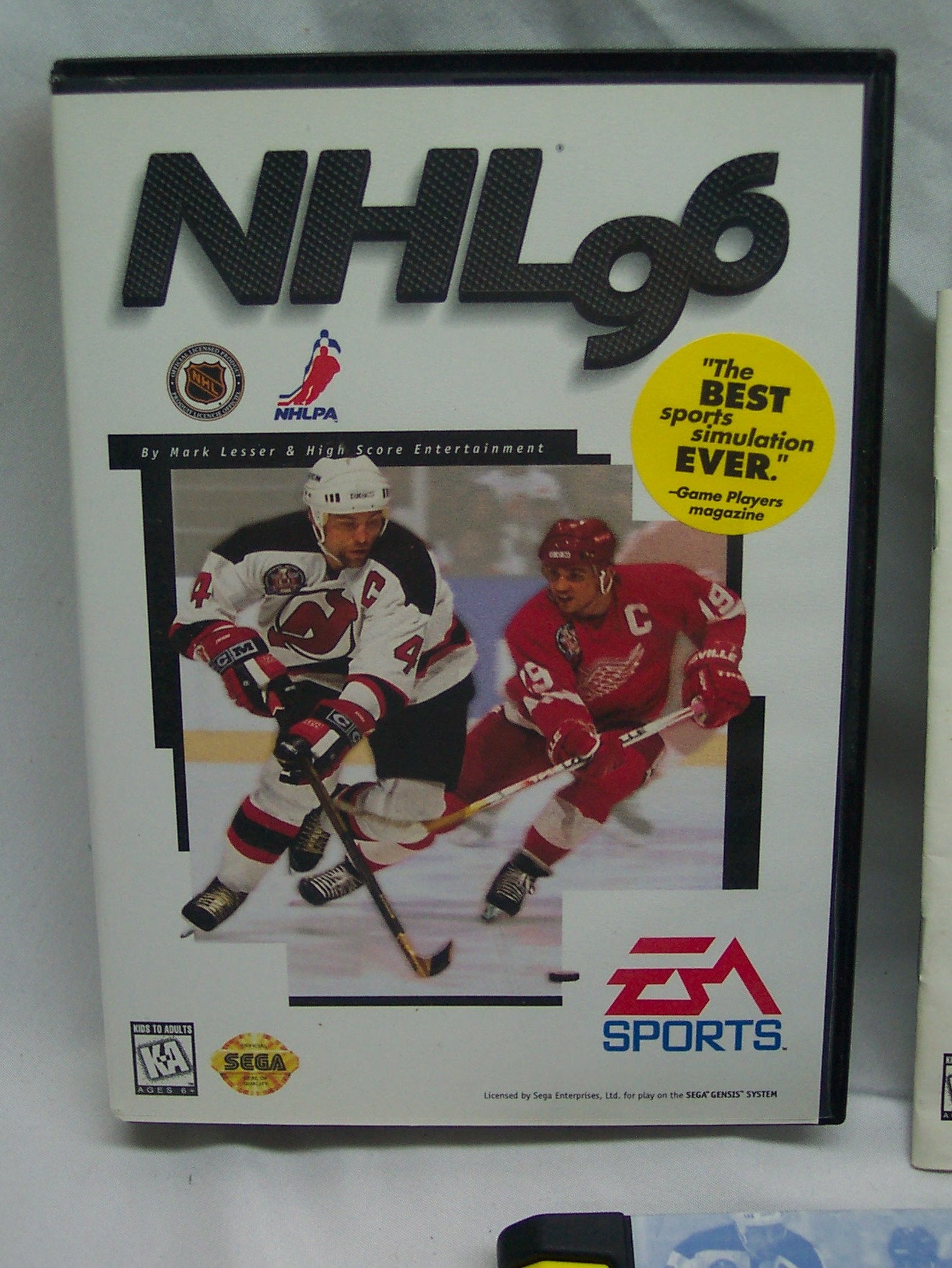Vintage NHL 96 HOCKEY Sega GENESIS Video Game Complete with - Etsy.de