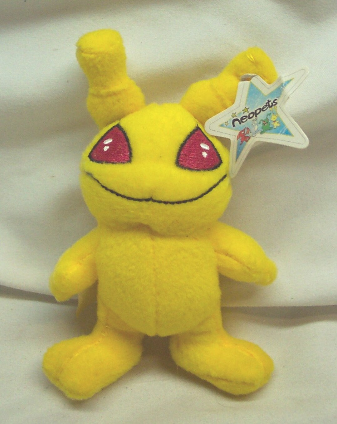Vintage 2004 Neopets YELLOW GRUNDO Neopet 4 Plush Stuffed Animal Toy ...