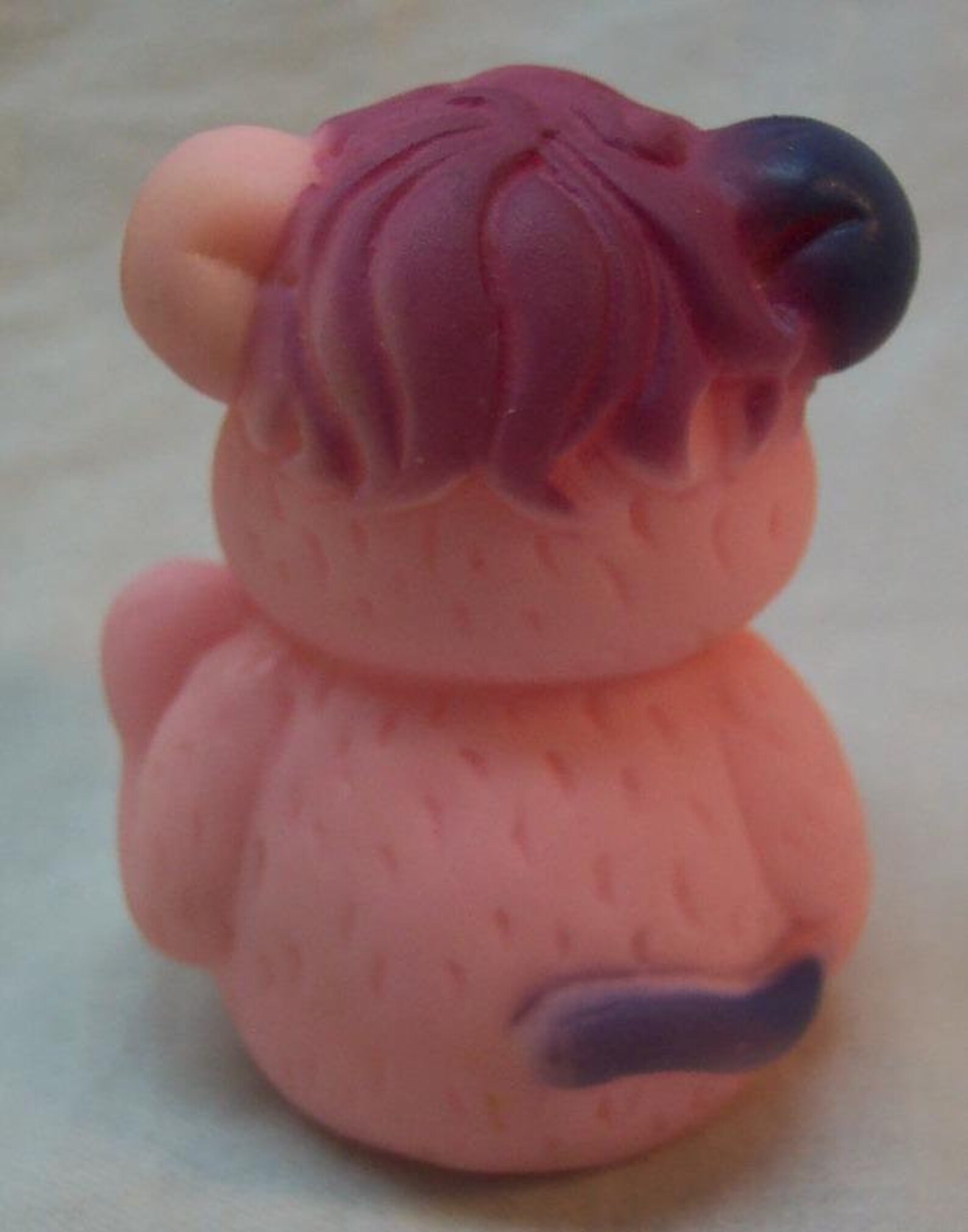 Vintage 1986 Popples Pink PARTY POPPLE Plastic Finger Puppet | Etsy