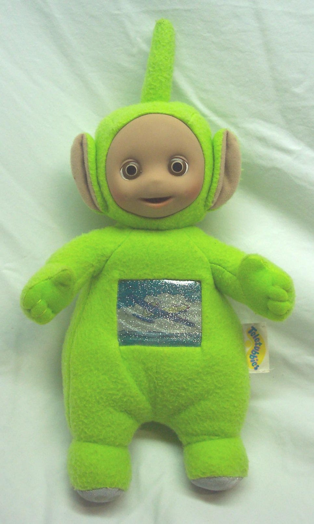 Vintage 1998 Teletubbies Green DIPSY W/ Light up Tummy Glow Teletubby ...