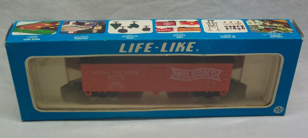 Vintage Life Like HO SCALE TRAIN Wilson's Reefer Car #8534 With Box - Etsy