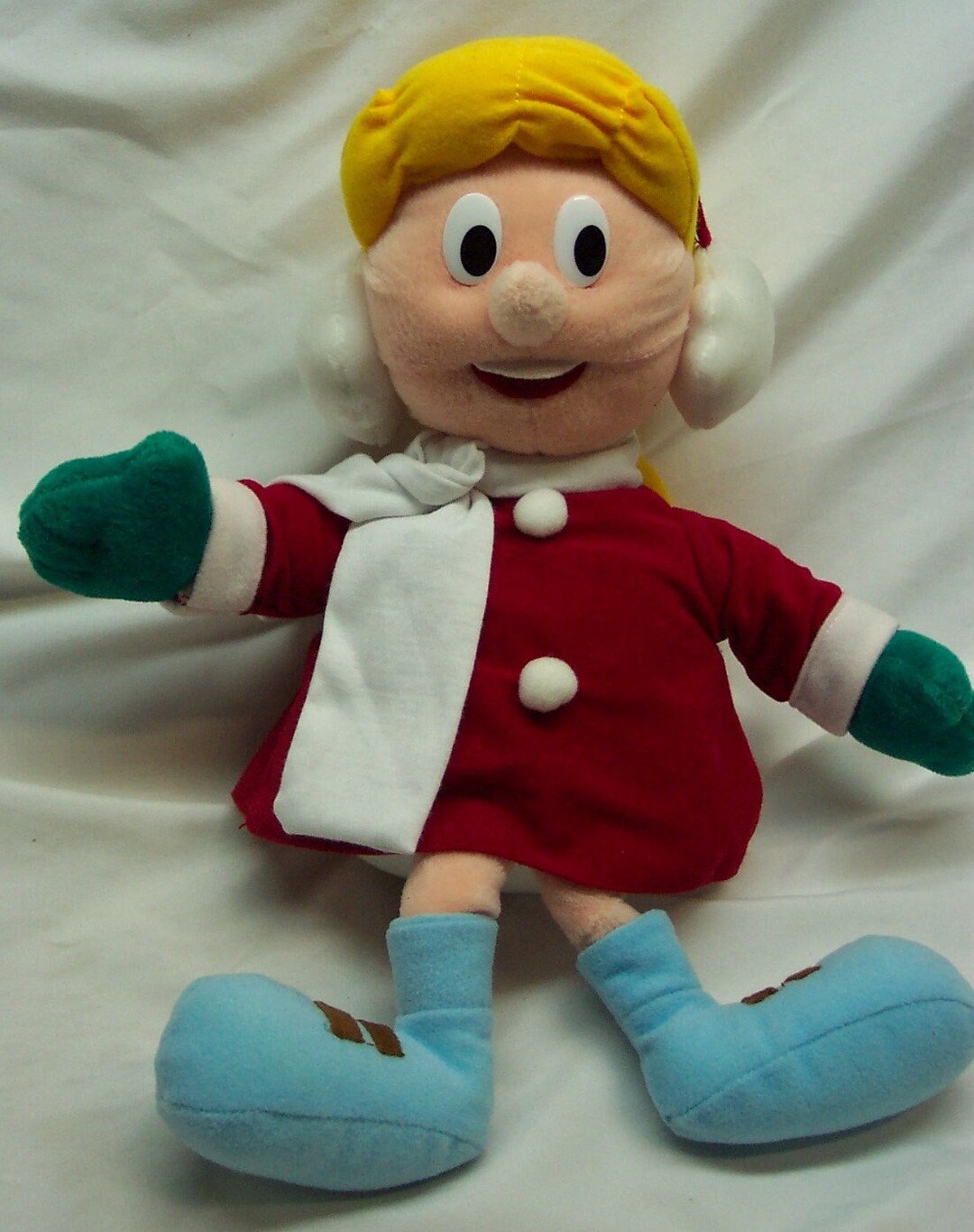 Vintage 1999 Big LARGE CVS KAREN Girl Frosty the Snowman 13" Plush ...