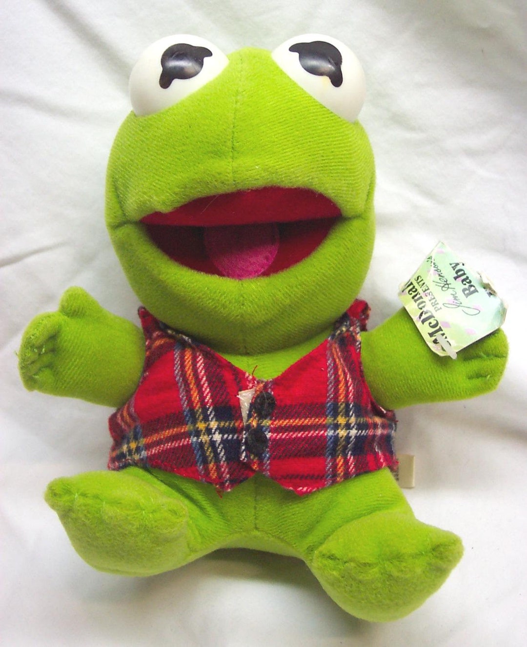 Vintage 1987 Jim Henson the Muppets Muppet Babies KERMIT THE FROG 8 ...