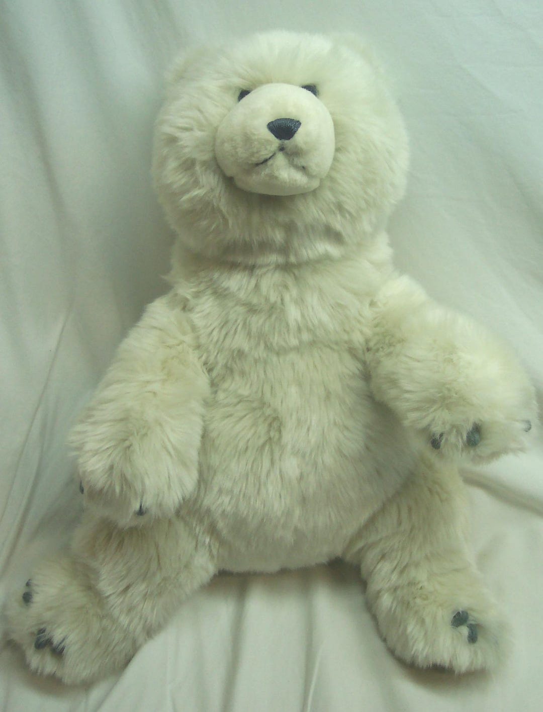 Vintage GUND American Eagle Soft POLAR BEAR 18" Plush Stuffed Animal ...
