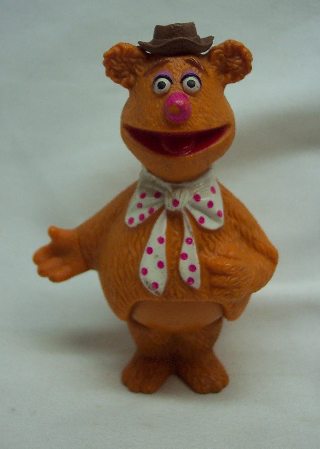 Vintage 1978 the Muppet Show Muppets BOWING FOZZIE BEAR 4" Toy Action ...