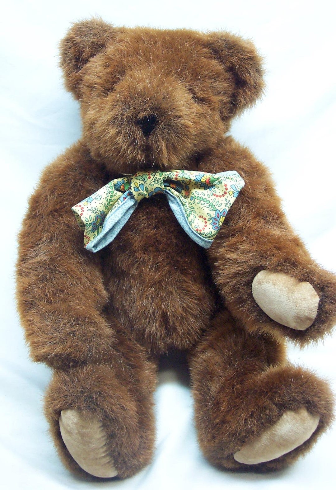 Vintage 1997 Retired VERMONT BEAR Company Teddy Bear With Bowtie 14 ...