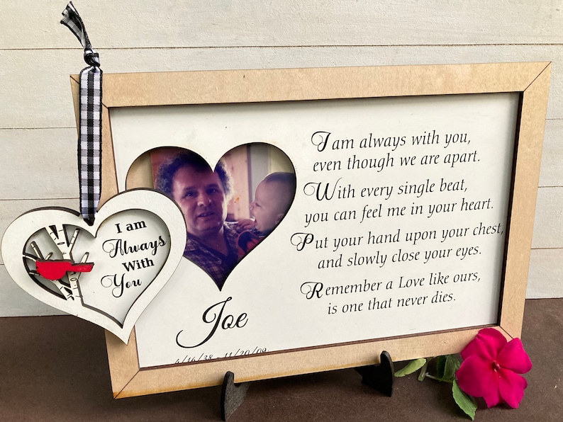 Heart Memorial Ornament and Photo Frame SVG Digital File ONLY - Etsy