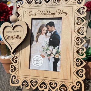 Personalized Our Wedding Day or Anniversary Wooden Photo Frame Set, Our ...