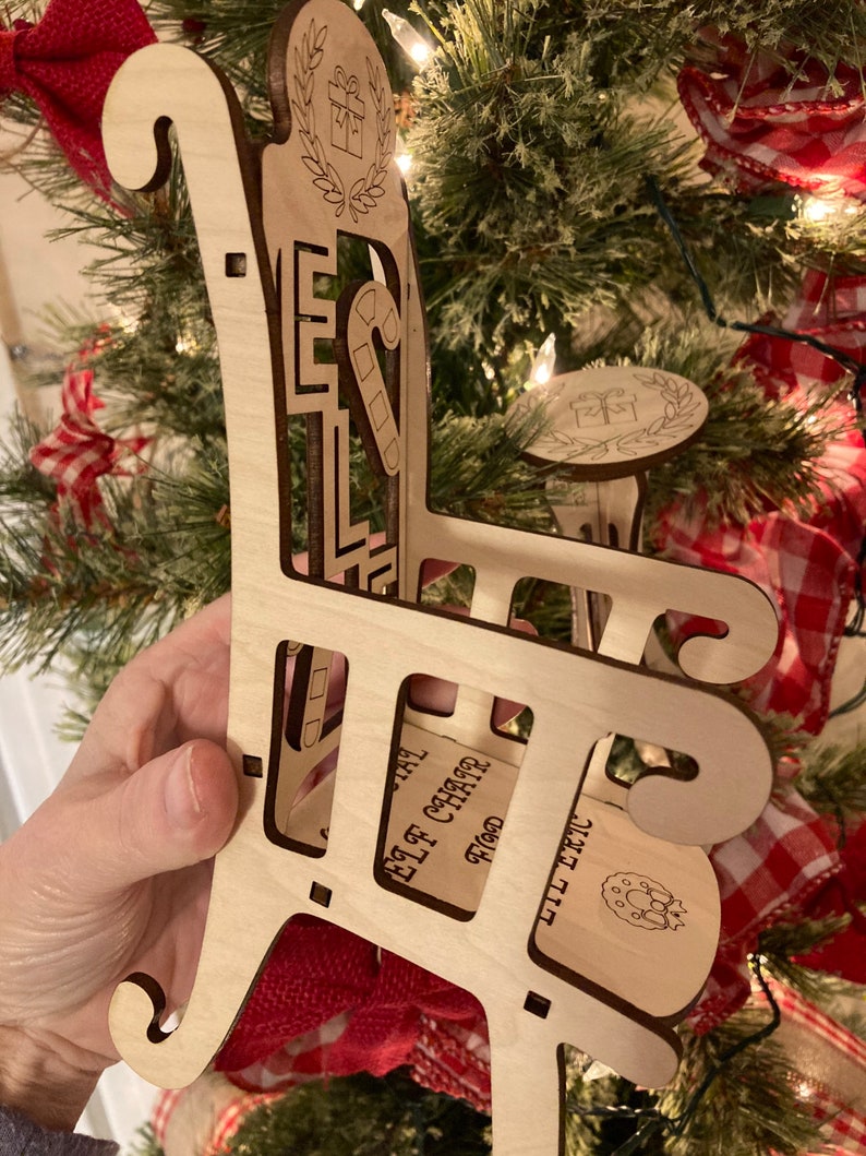 Personalized Christmas Elf Chair and Table Wood Doll - Etsy