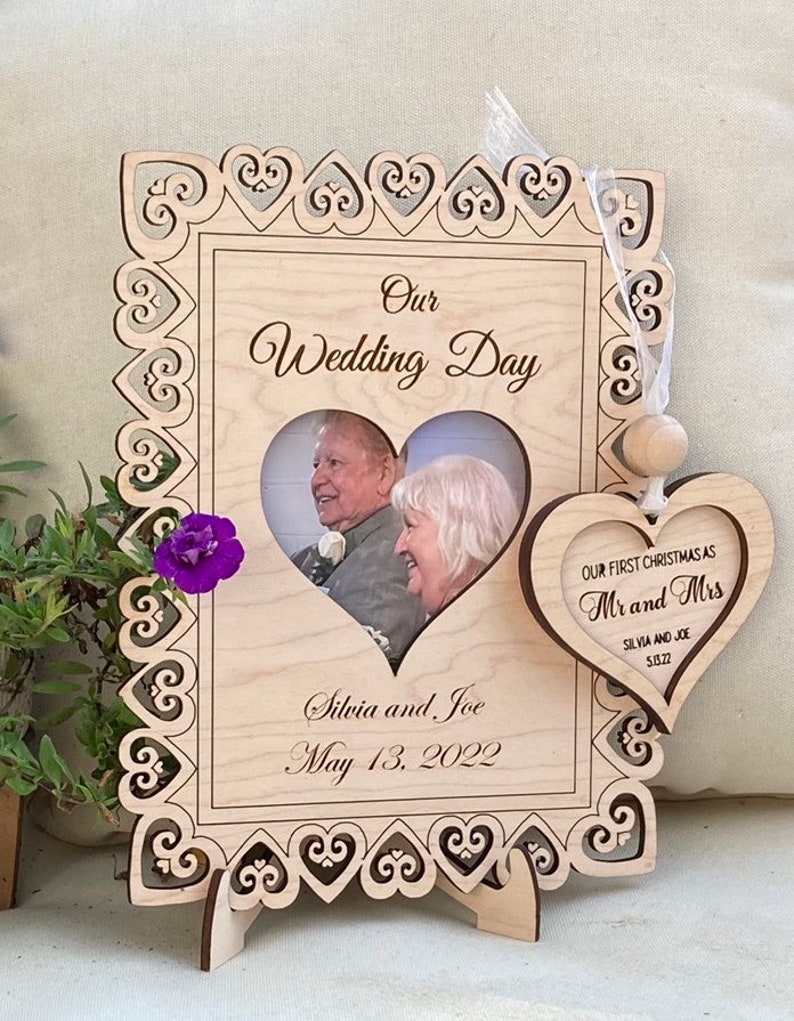 Personalized Our Wedding Day or Anniversary Wooden Photo - Etsy