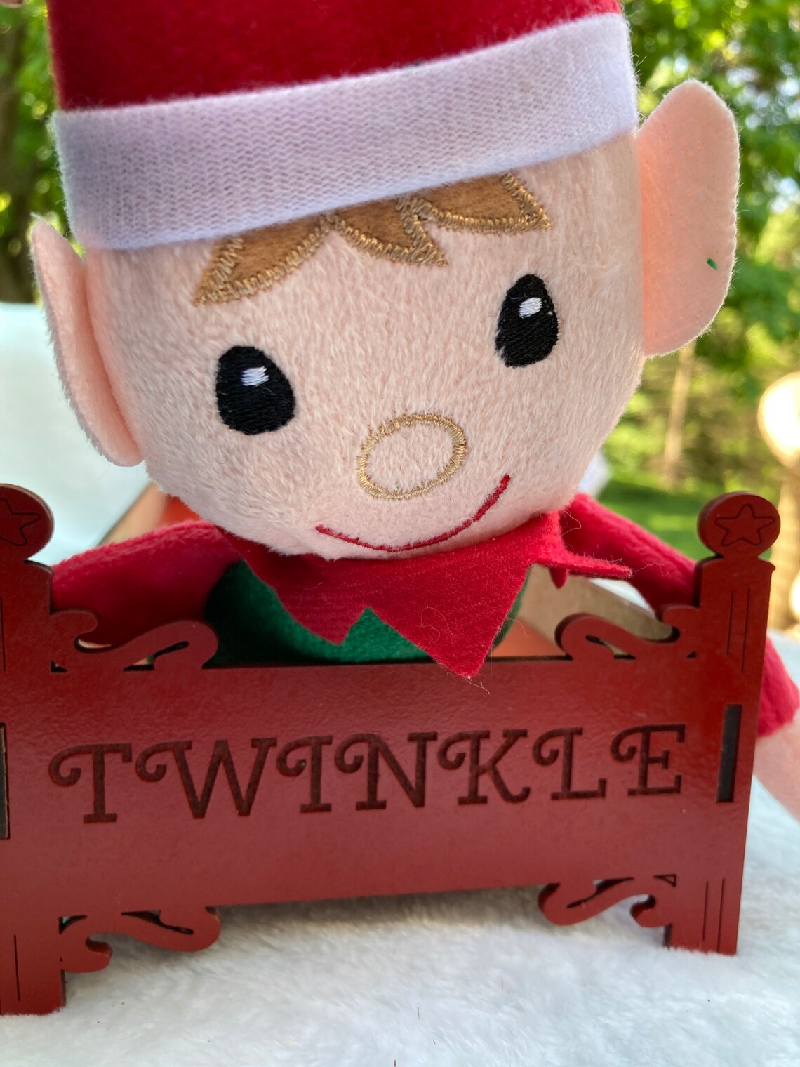 Personalized Elf Bed for Plush Christmas Elf Doll Doll - Etsy