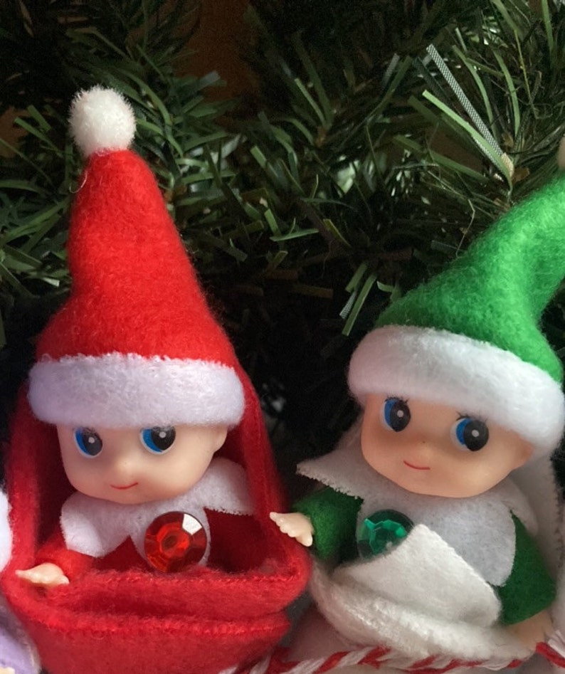 Christmas Elf Baby Doll Set Elf Prop Elf Accessory Shelf - Etsy