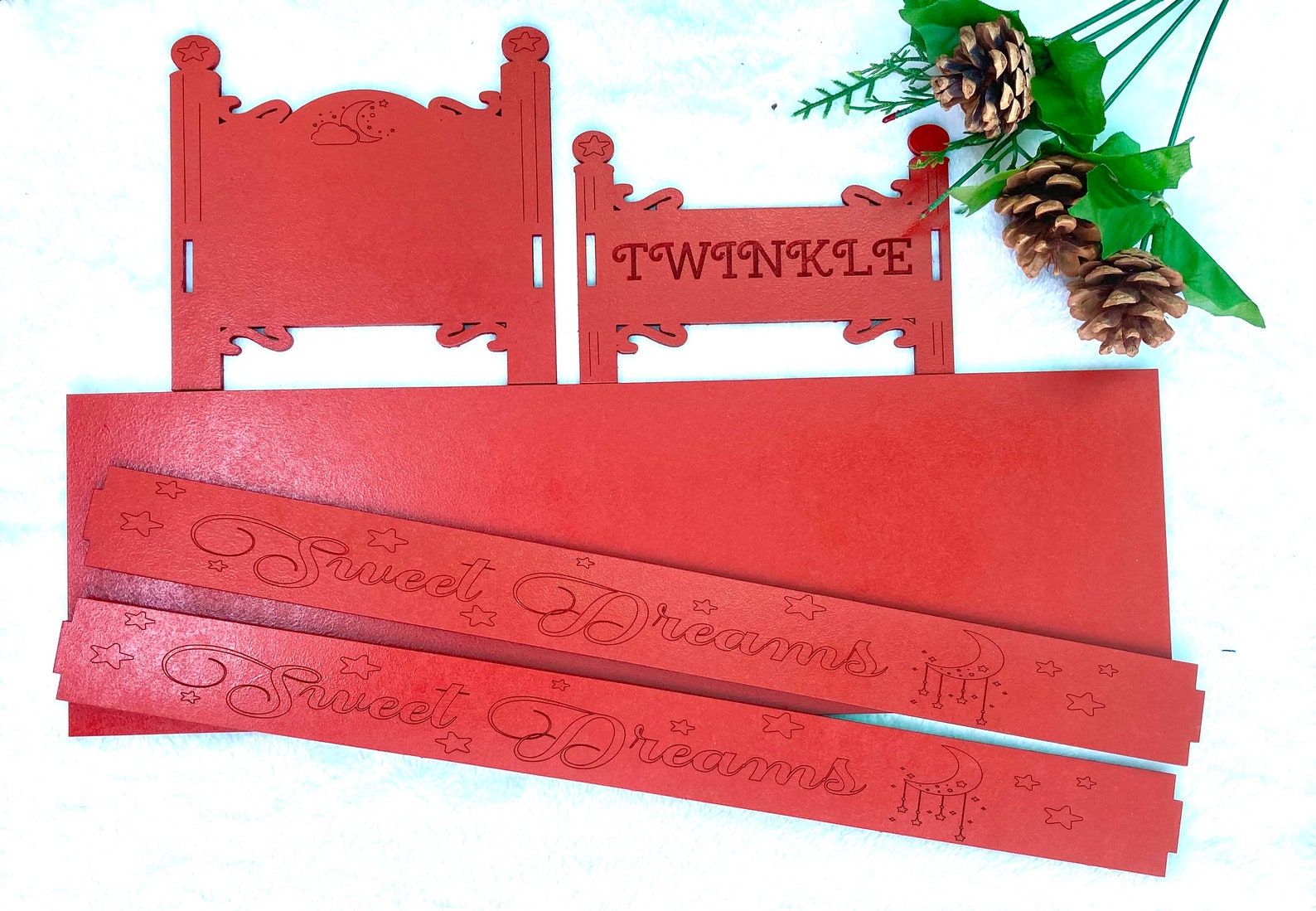 Personalized Elf Bed for Plush Christmas Elf Doll Doll - Etsy