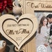 Personalized Our Wedding Day or Anniversary Wooden Photo Frame Set, Our ...