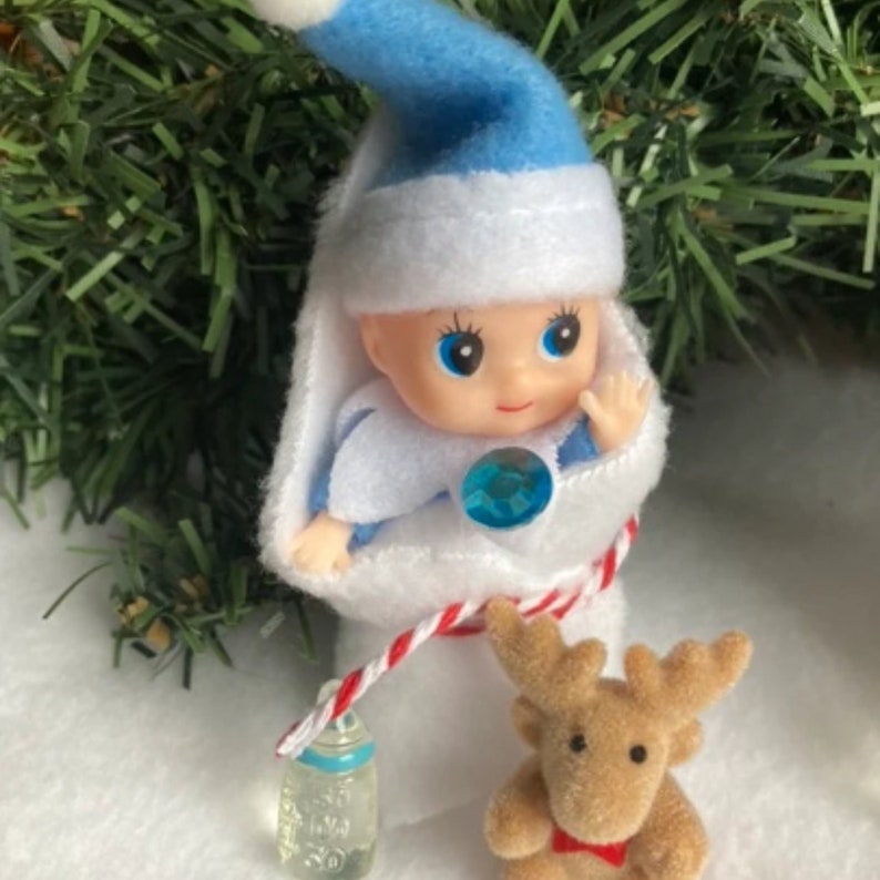Christmas Elf Baby Doll Set Elf Prop Elf Accessory Shelf - Etsy