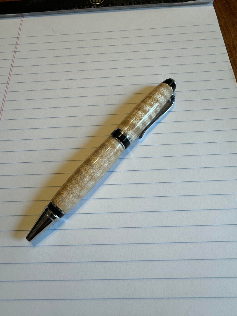 Curly Maple Wood Cigar Pen - Etsy