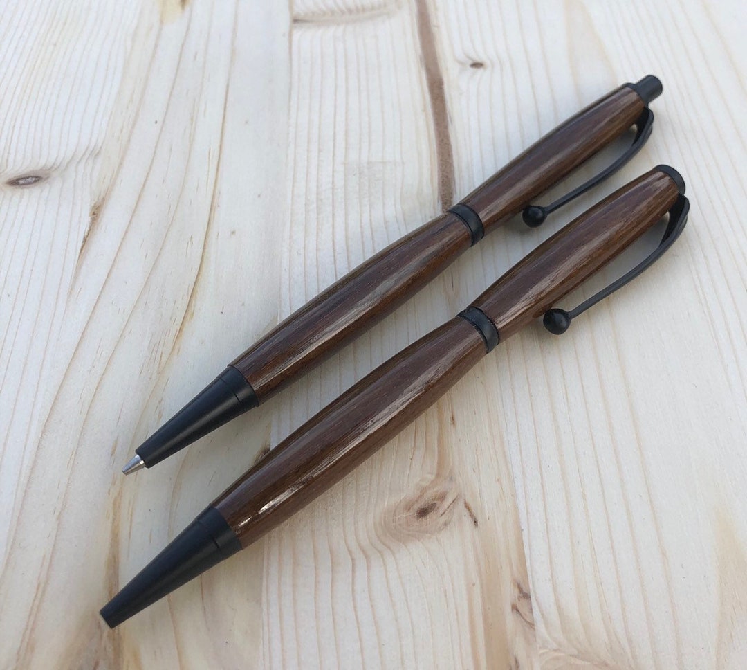 Linum Vitae Wood Pen and Pencil Set - Etsy