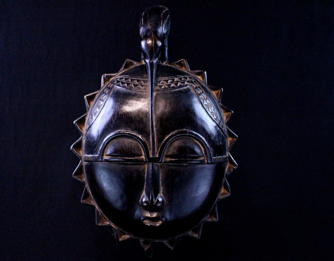 African Art First Arts Tribal Tribals - Baoulé Baule Mask Akan Soleil ...