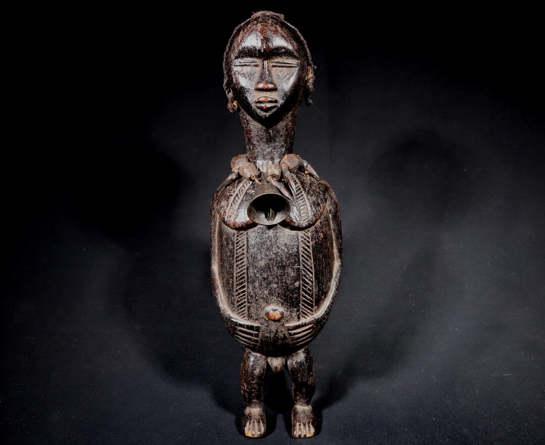 African Tribal Art Africa - Primitive Arts Ancient Dan Janus Statue ...