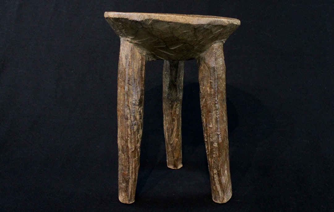 African Tribal Art African Tribal Arte - Old Wooden Lobi Stool ...